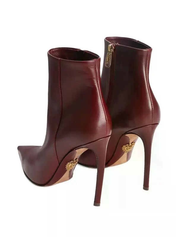 Dolce & Gabbana 105mm Devotion Pointed-toe Ankle Boots