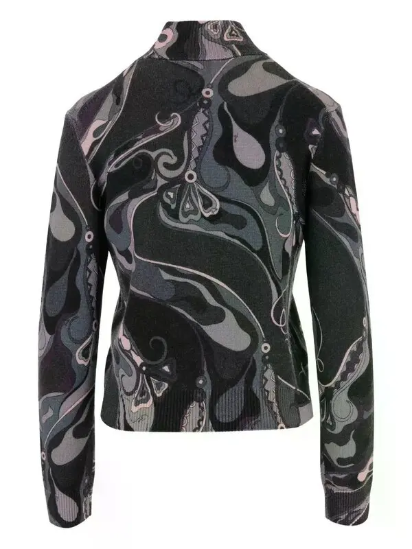 Emilio Pucci Orchidee-print Wool Sweater