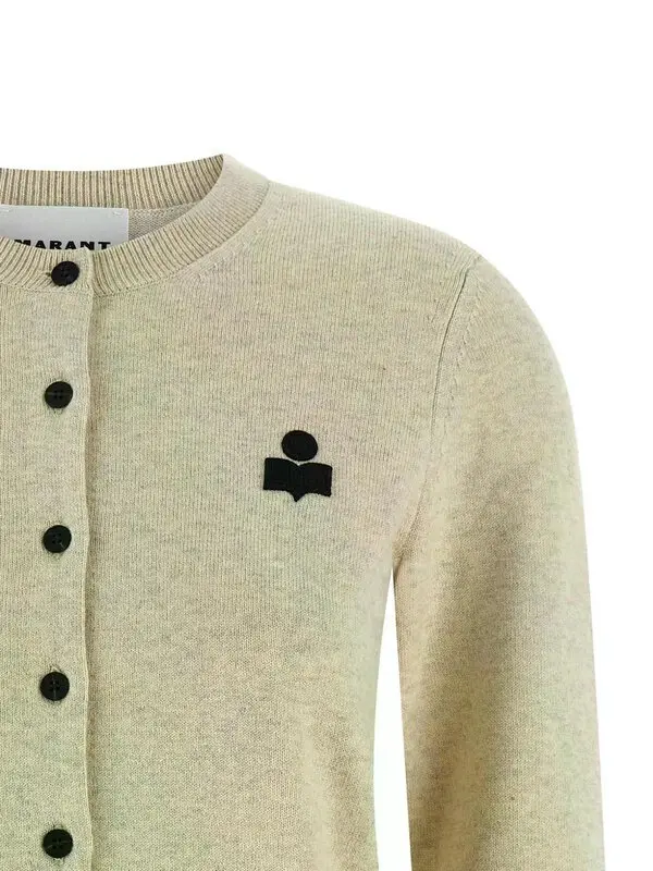 MARANT ETOILE Mona Logo-patch Cardigan