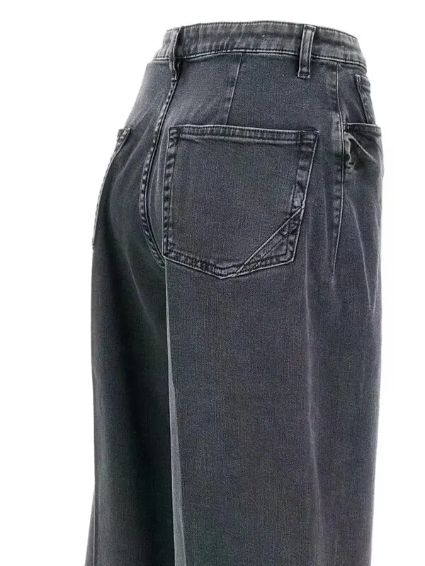 3x1 High-waist Wide-leg Jeans - Black