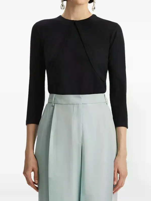 Oscar De La Renta Round-neck Bolero