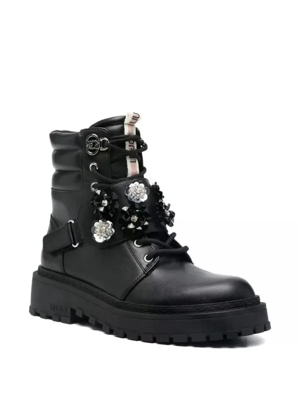 Liu Jo Rumi Boots With Floral Embellishments