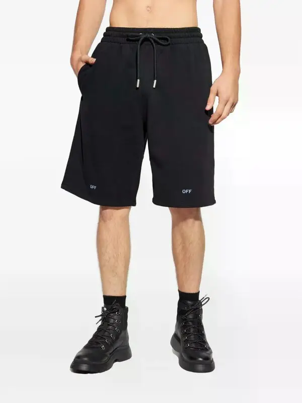 Off-White Logo-print Drawstring Shorts