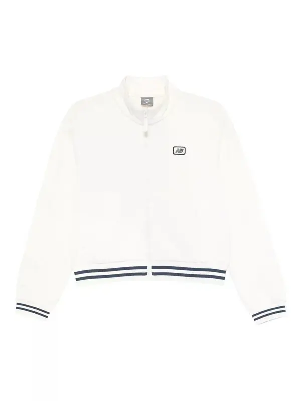 NEW BALANCE Zip-up Performance Track Jacket - White