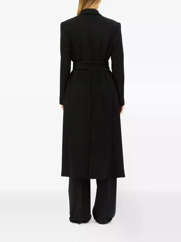 MSGM Double-breasted Belted Coat