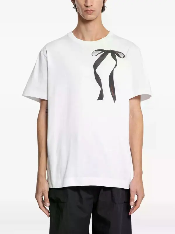 Simone Rocha Ribbon-print Polo Shirt