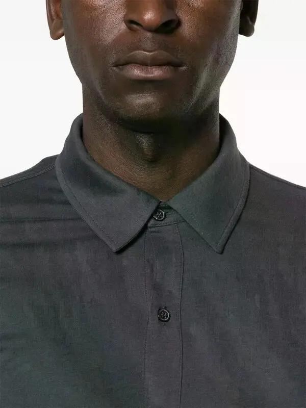 Orlebar Brown Giles Cotton Silk Shirt - Grey