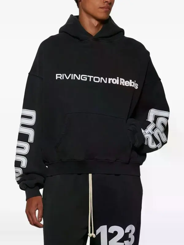 RRR123 Metanoia Logo-print Hoodie