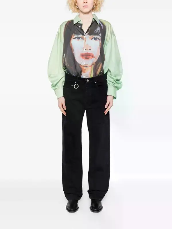 ÉTUDES STUDIO Ring-embellished Trousers