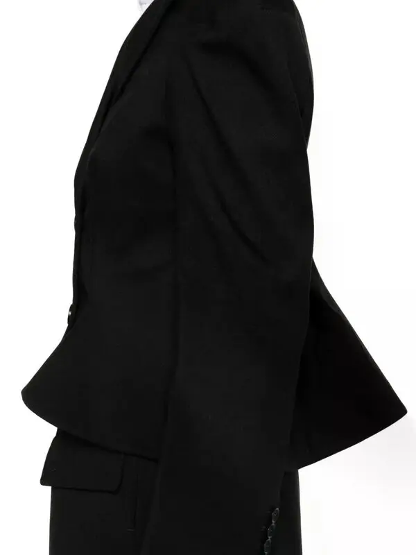 Alexander McQueen Puff-sleeve Double-breasted Jacket