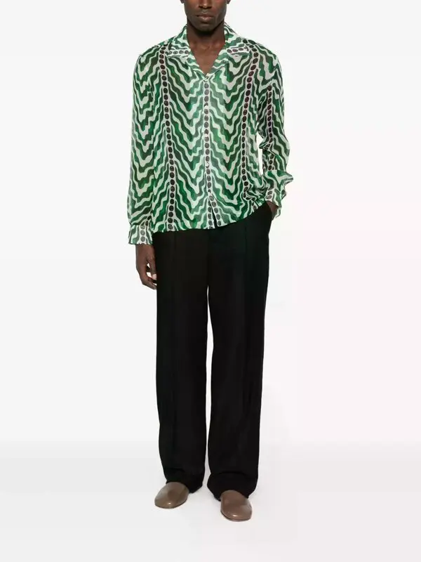 BODE Wave-pattern Shirt