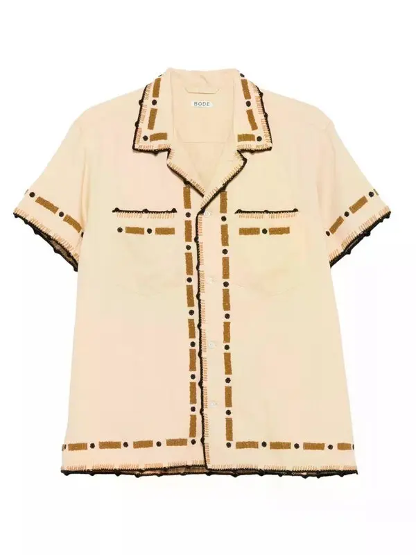 BODE Beaded Embroidered Shirt