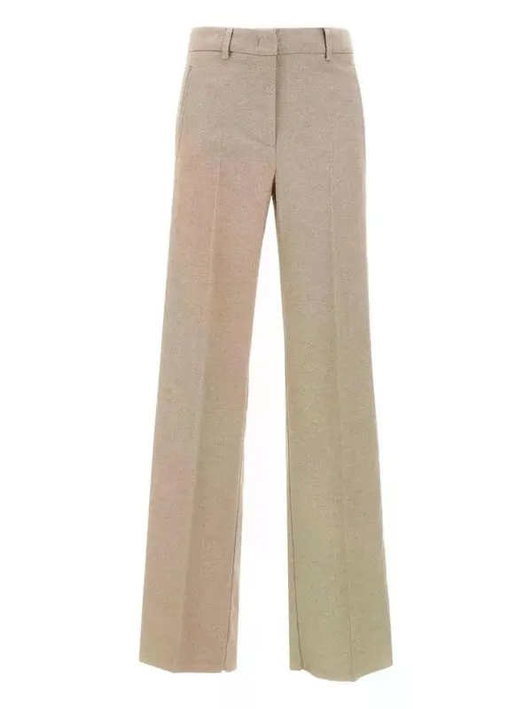 Marella Pressed-crease Wide-leg Trousers