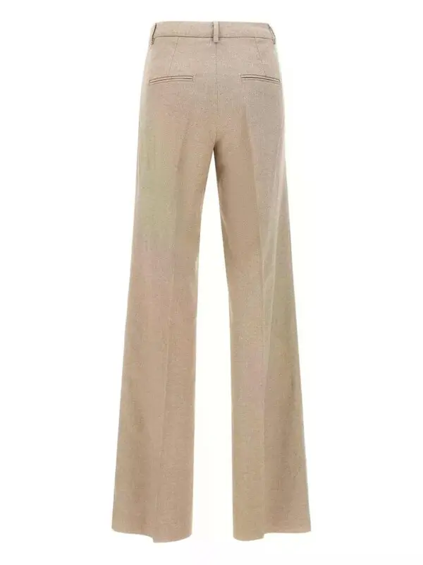 Marella Pressed-crease Wide-leg Trousers
