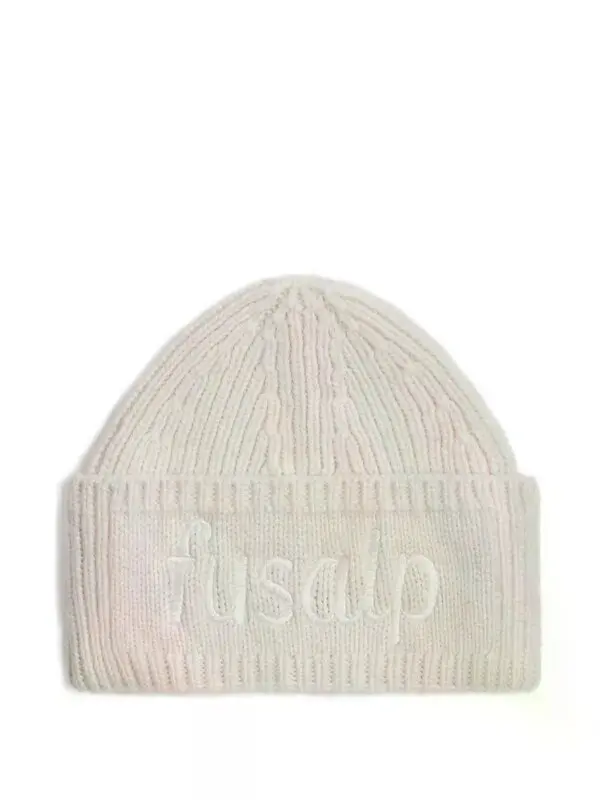 Fusalp Ribbed-knit Beanie - Neutrals