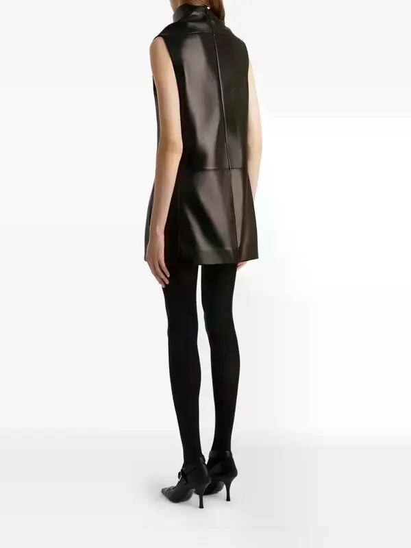 a line summer dress Casual V-Neck Solid A-Line Ruffled Suspender Short Dress main image 1