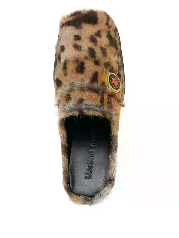Martine Rose Leopard-print Pumps