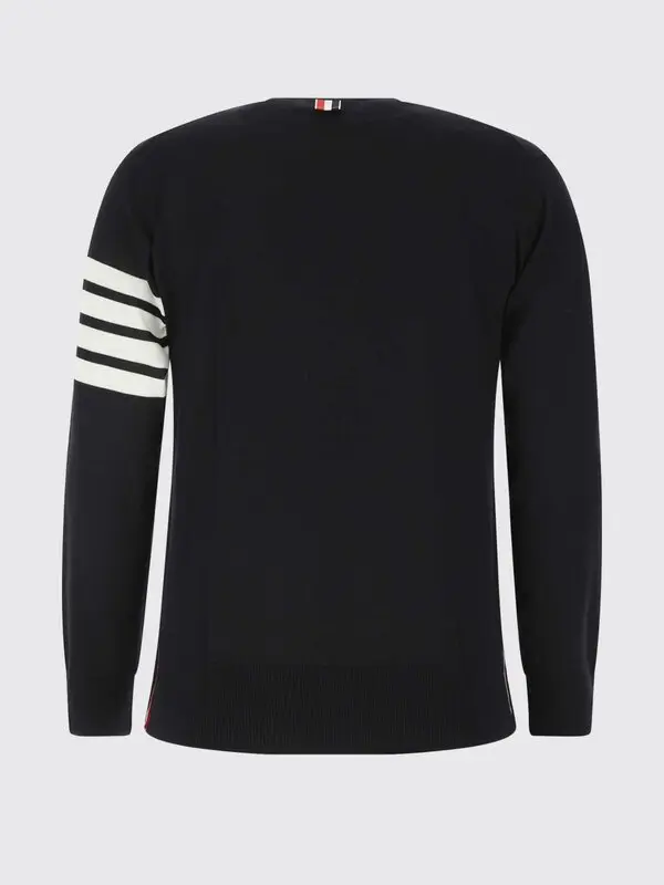 Thom Browne Bar Stripes Wool Pullover - Blue
