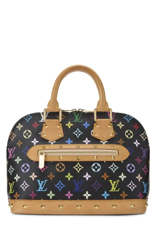 LOUIS VUITTON Takashi Murakami X Monogram Multicolore Alma - Black