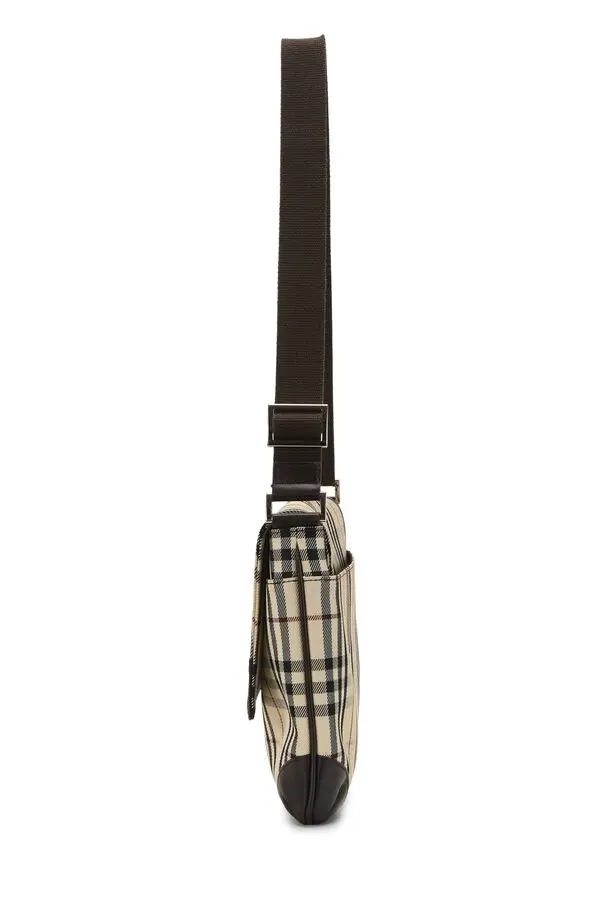 Burberry Jacquard Check Flap Messenger