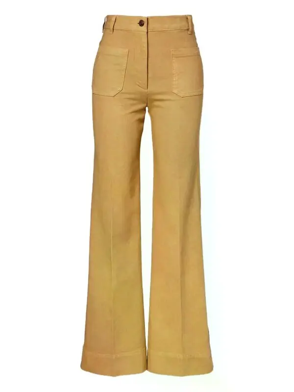Victoria Beckham Patch-pocket Flared Jeans