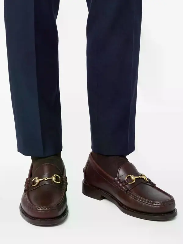 SEBAGO Horsebit Leather Loafers - Brown