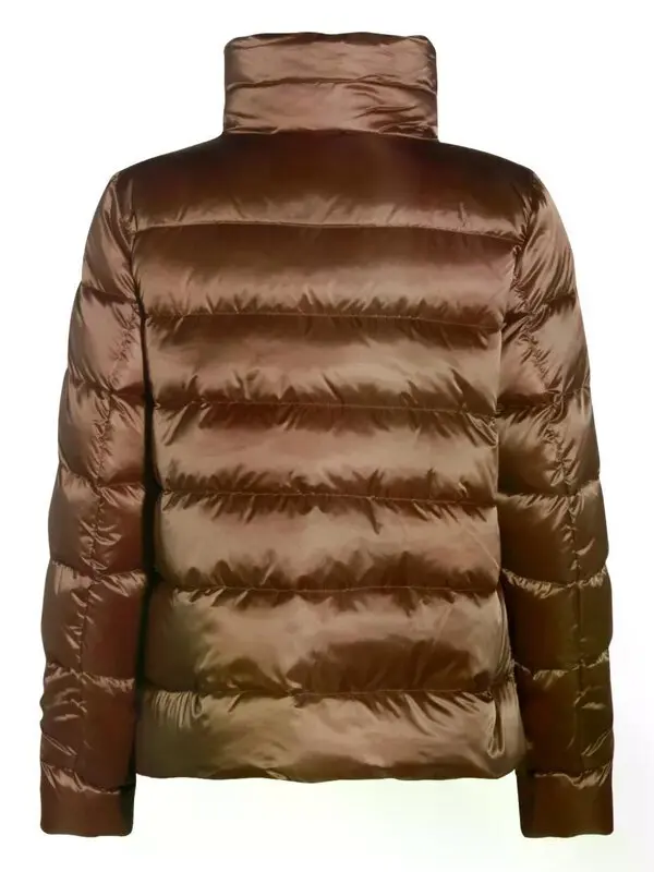 MOORER Quilted Satin Coat