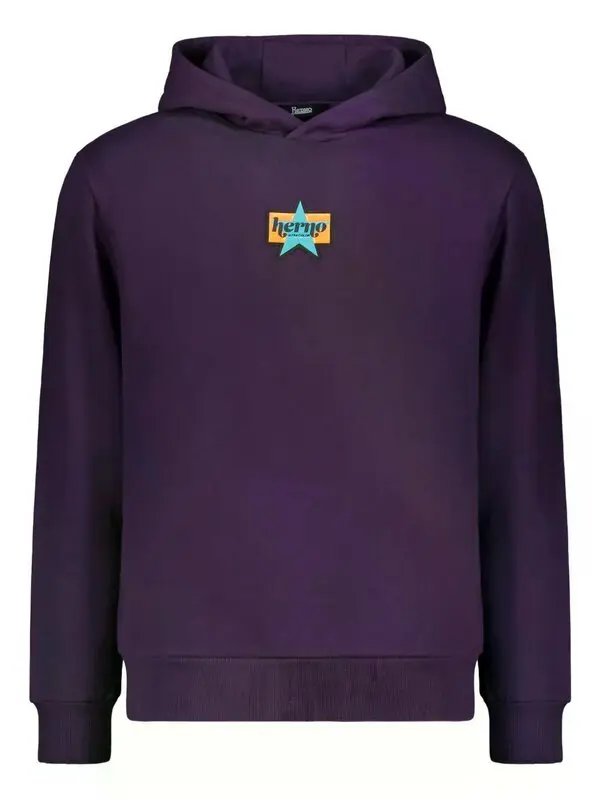 Herno Star-embroidered Hoodie