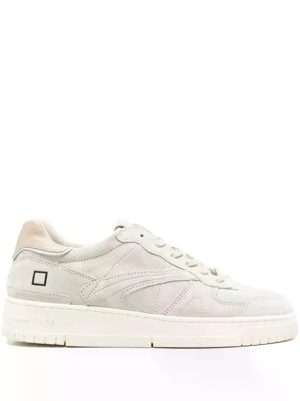 D.a.t.e. Leather Lace-up Sneakers - Grey