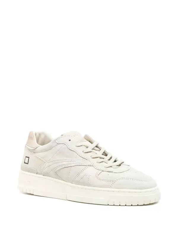 D.a.t.e. Leather Lace-up Sneakers - Grey