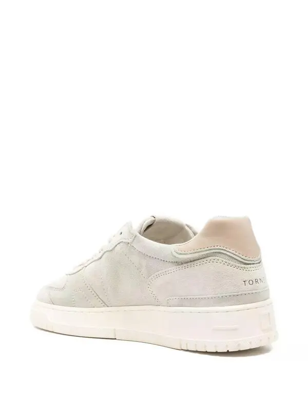 D.a.t.e. Leather Lace-up Sneakers - Grey