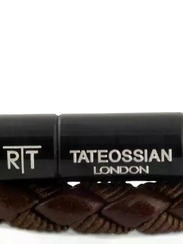 Tateossian Chelsea Braided-leather Bracelet