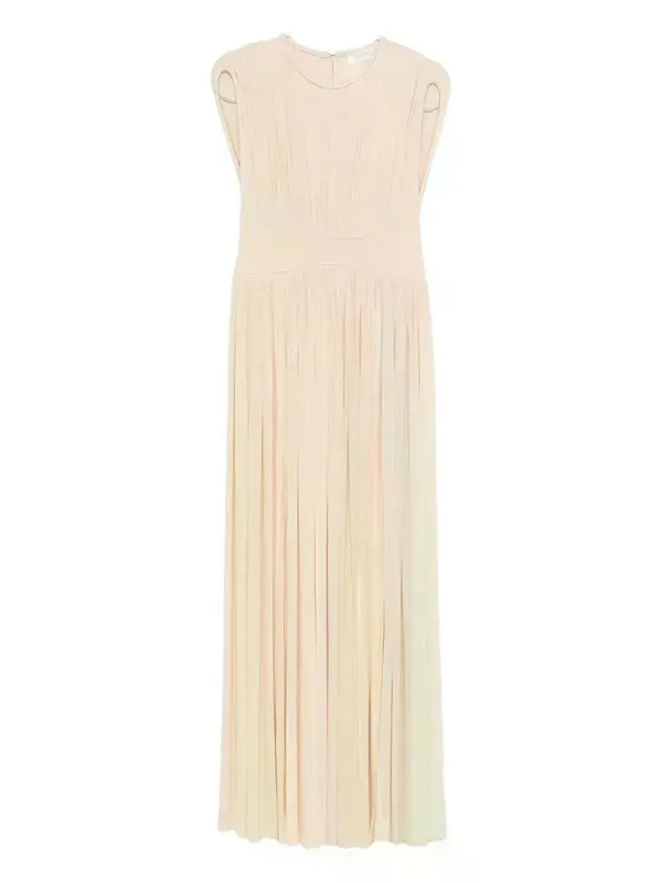 Zimmermann Pleated Sleeveless Midi Dress