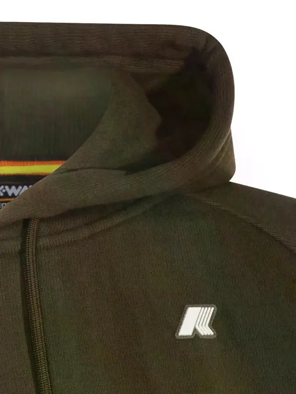 K-WAY Logo-patch Long-sleeve Hoodie