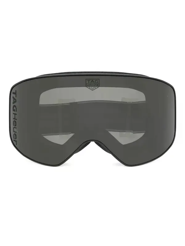 Tag Heuer Logo-plaque Ski Goggles - Black