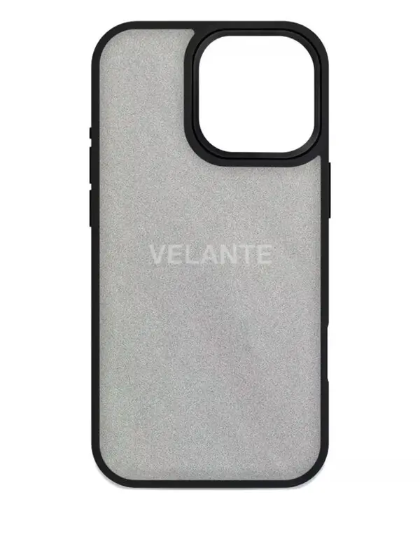 VELANTE Lizard-texture Iphone 16 Pro Max Case - Black