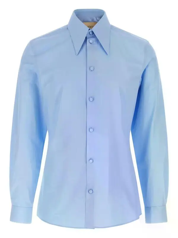 Valentino Garavani Pointed-collar Cotton Shirt - E08