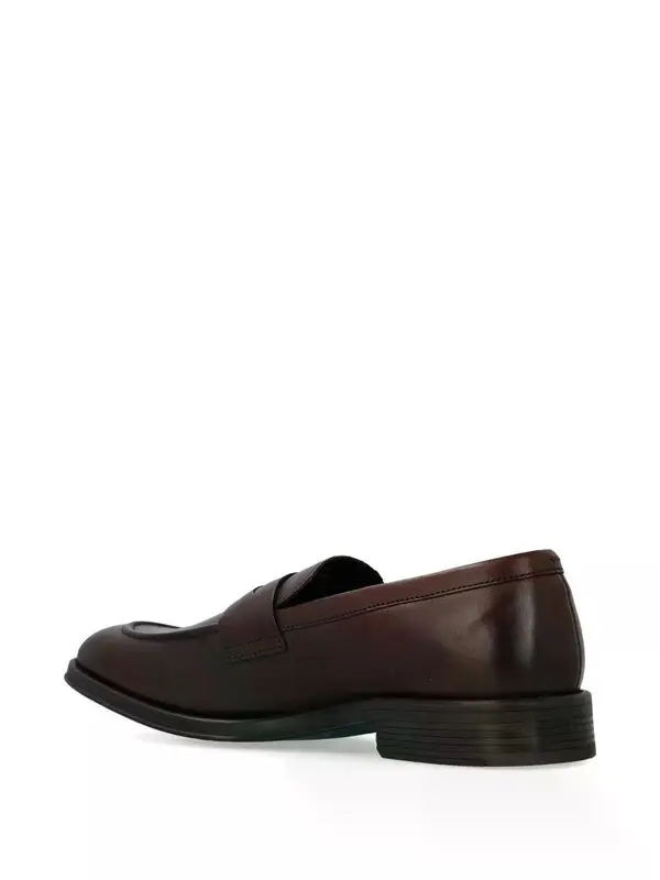 Paul Smith Penny-strap Leather Loafers - Brown