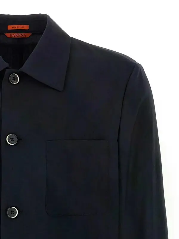 Barena Venezia Button-fastening Overshirt - Blue