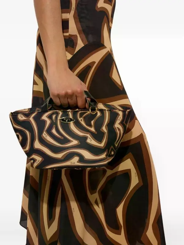 Emilio Pucci Graphic-print Tote Bag - Black