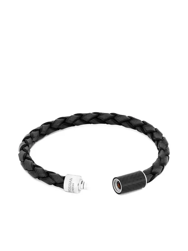 Tateossian Braided Leather Bracelet
