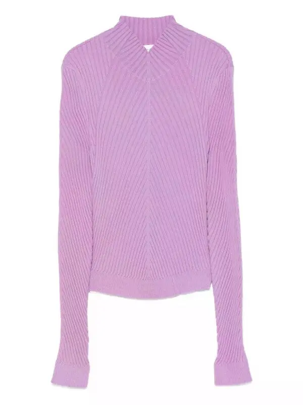 Victoria Beckham Merino Wool High Neck Sweater