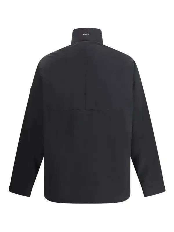 Moncler High-neck Flap-pocket Jacket