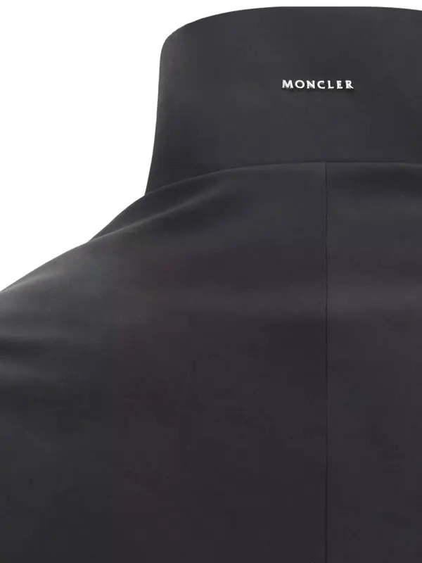 Moncler High-neck Flap-pocket Jacket