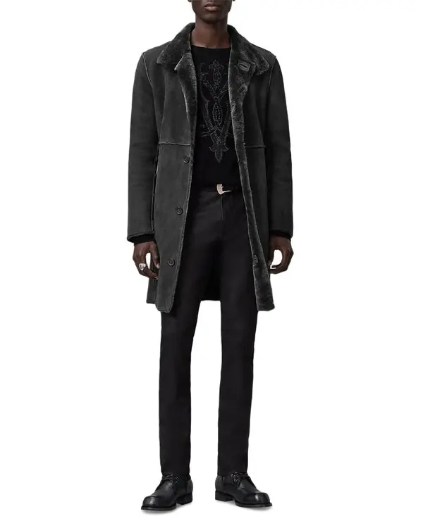 John Varvatos Ellwood Shearling Coat