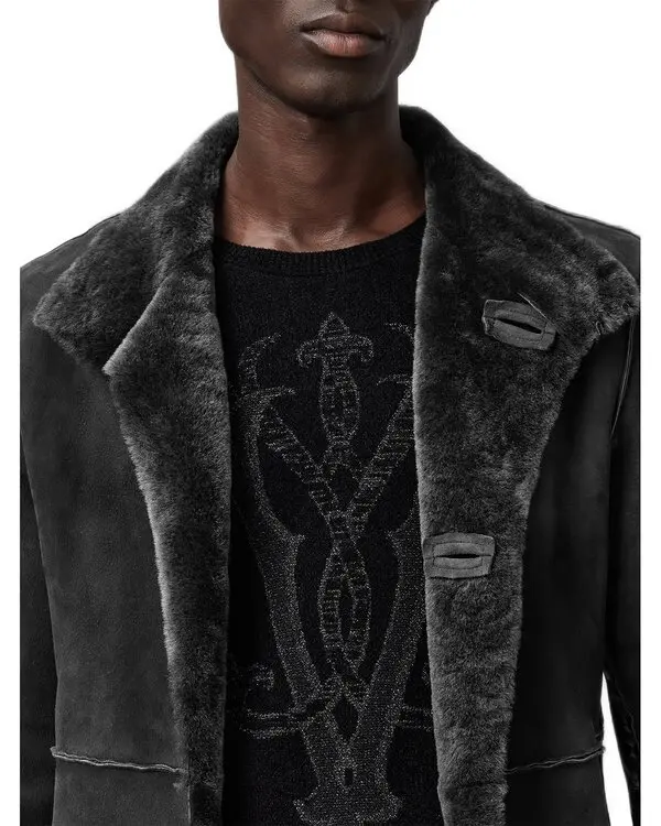 John Varvatos Ellwood Shearling Coat