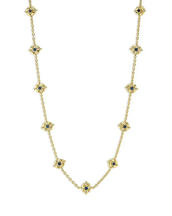 CAPUCINE DE WULF Mystic Eye Double Sided Necklace - Multi/gold