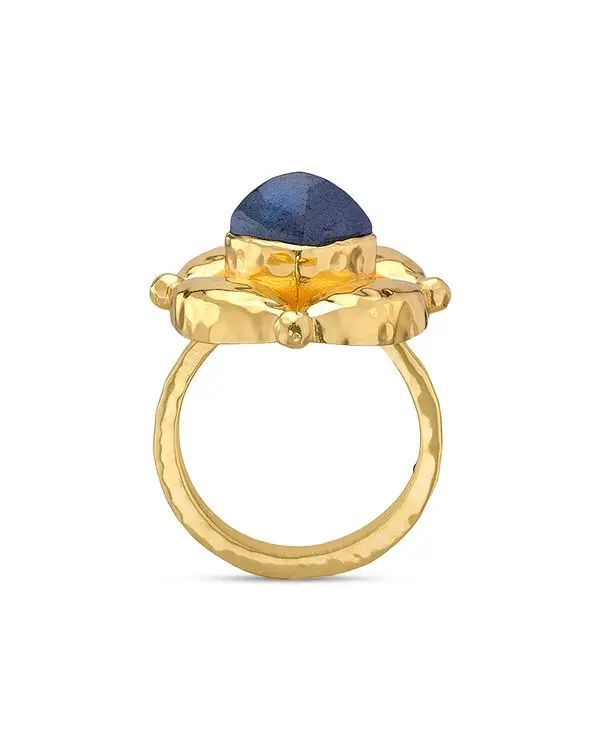 CAPUCINE DE WULF Blue Labradorite Mystic Eye Ring