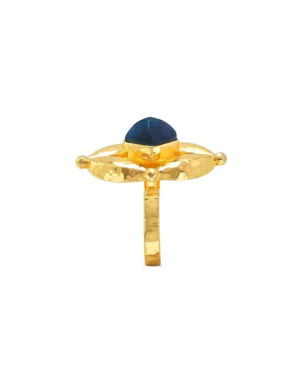 CAPUCINE DE WULF Blue Labradorite Mystic Eye Ring