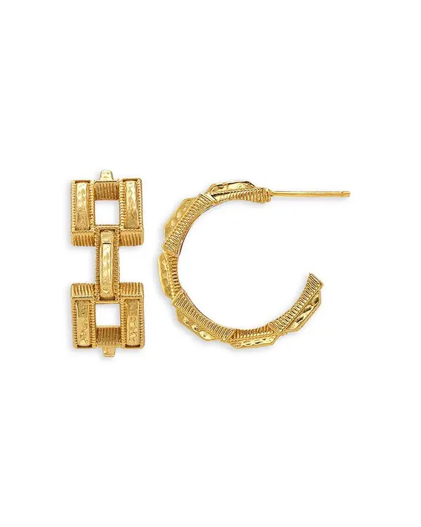 CAPUCINE DE WULF Pathway Hoop Earrings